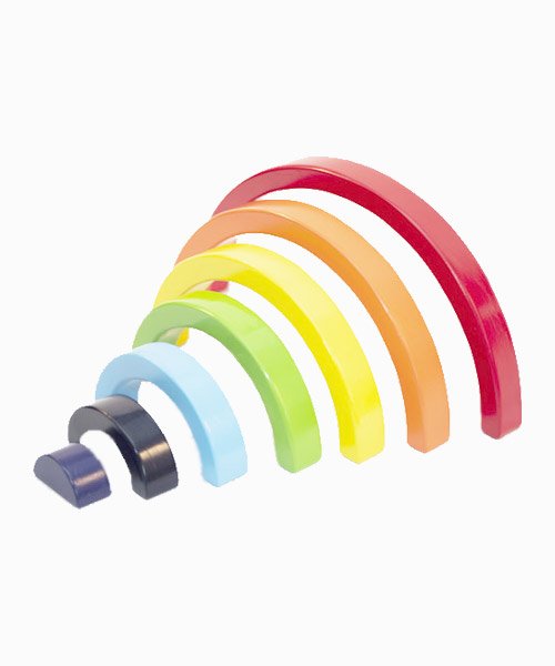 Rainbow Stacking Toy - Artisan Island - Handmade Artisan Crafts ...